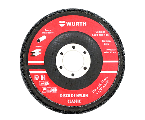 DISCO DE NYLON CLASSIC 4 1/2" | 00578 500 115 | Würth México
