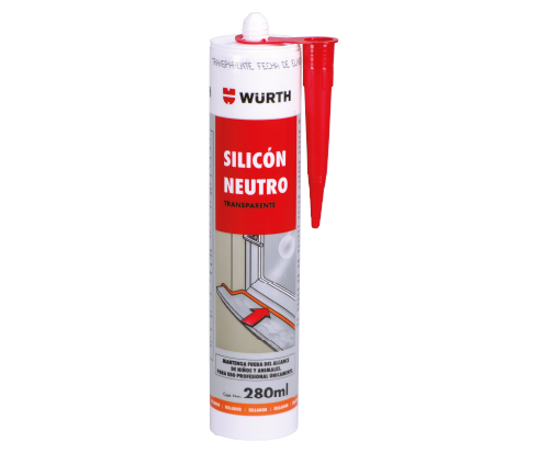 SILICON NEUTRO TRANSPARENTE 280ML | 00892 304 351 | Würth México